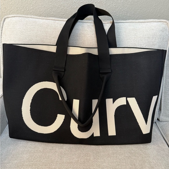 Curves by Sean Brown | Bags | Curves Knit Tote Black | Poshmark